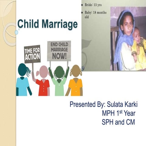 Child Marriage class for FamilyHealth.pptx | Reproductive Health ...