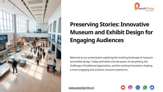 Designing Interactive and Engaging Museum Exhibits | PPTX