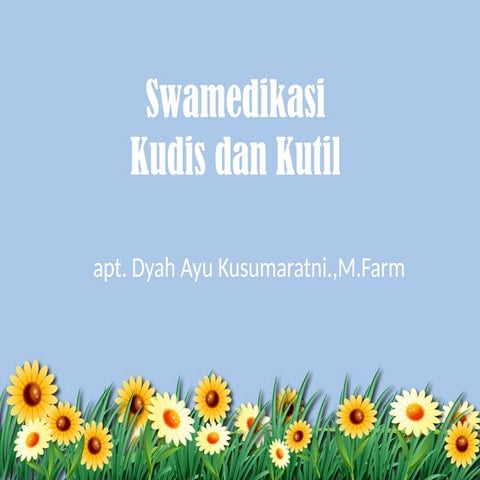 MATERI PENANGANAN PENYAKIT KUDIS DAN KUTIL.pptx