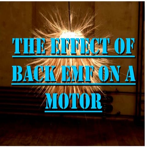 11.3.1 Effect Emf Motor | PPT