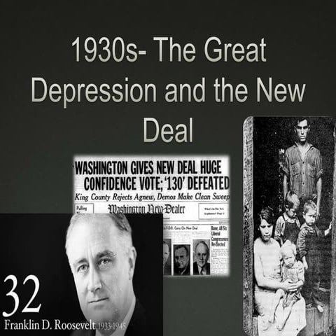 11.4 f.d.r and the new deal 1933 1939 | PPTX