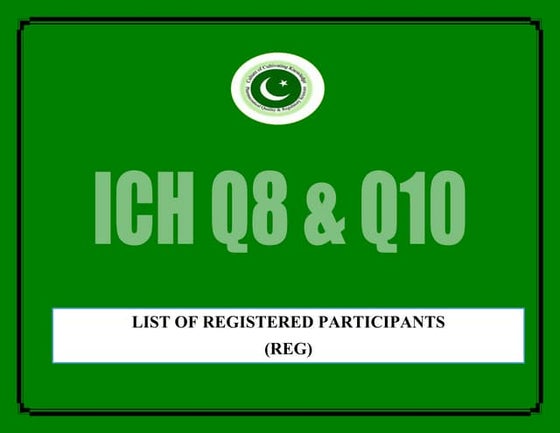 List of Provisional Registered Participants | PPT