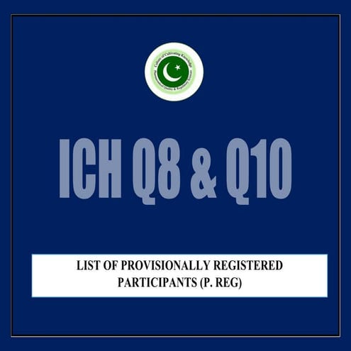 List of Provisional Registered Participants | PPT