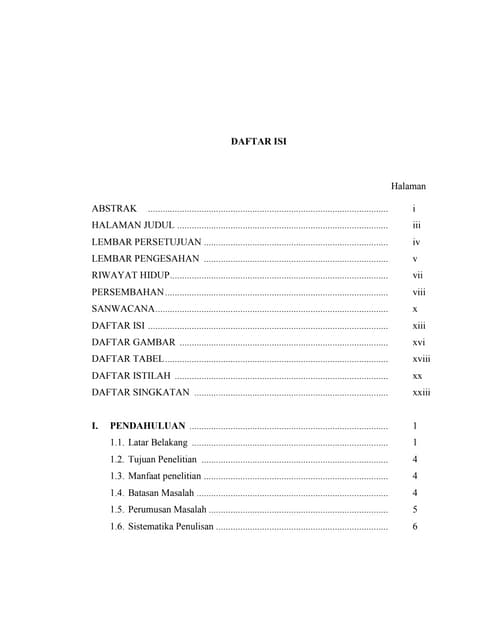 Kata pengantar & daftar isi | PDF