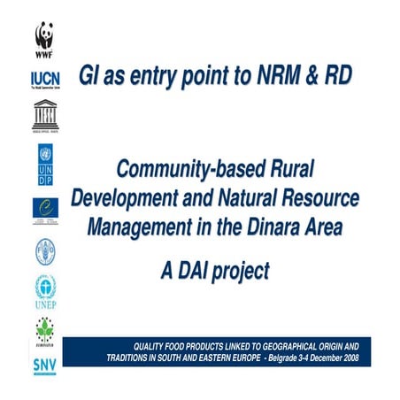 Pros and cons of community based natural resource management. | PPT