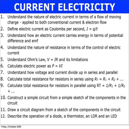 11 - DC Electricity | PDF