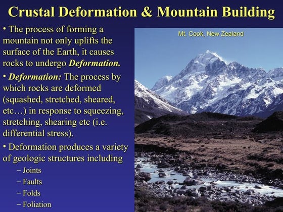 Deformation of Crust | PPTX