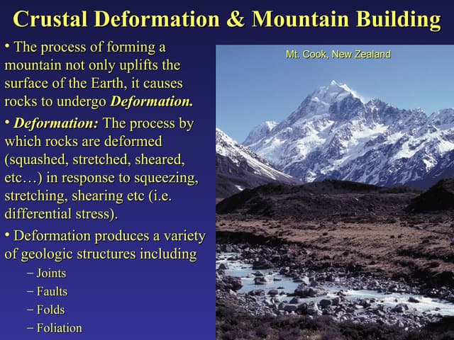 Behaviors of Rocks Under Stress and Pressure | PPTX