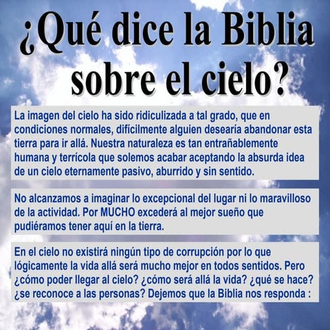 11 El Cielo | PPT