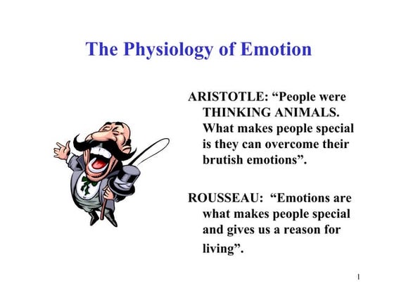 PSYCHOLOGY EMOTIONS AND FEELINGS POWERPOINT PRESENTATION | PPT