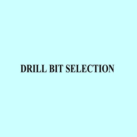 11-INTRODUCTION TO DRILLING BIT and eng.ppt