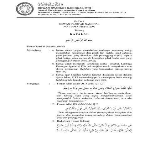 58 hawalah bil-ujrah | PDF