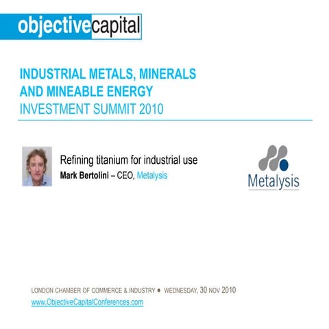 Refining titanium for industrial use | PDF