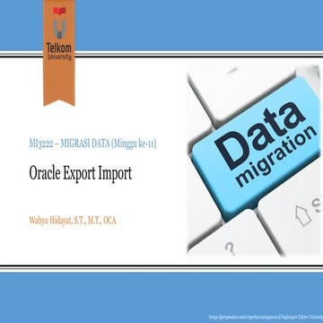 11 mi3222 - oracle export import | PDF
