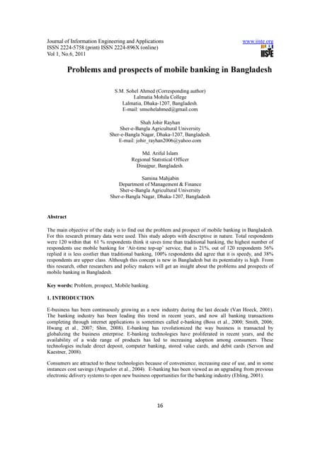 An analysis of mobile banking acceptance by pakistani customers | PDF