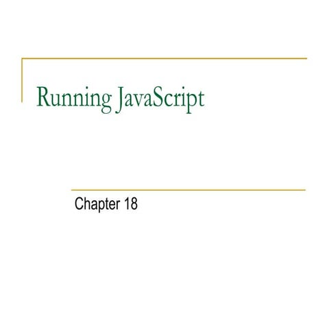 Scripts And Conditionals In Javascripts And Conditionals In Java Ppt