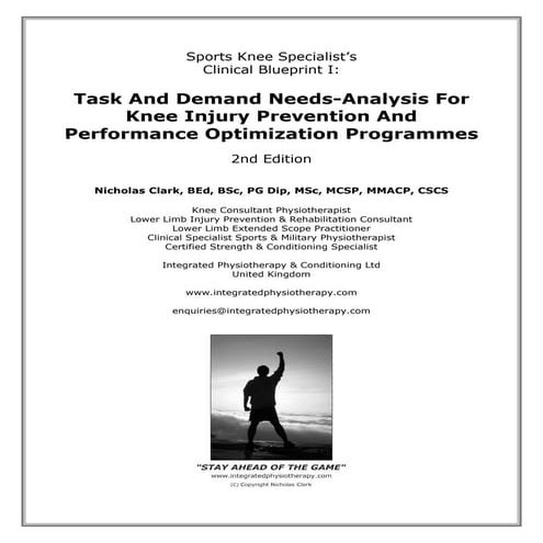 Sports-Specific Task and Demand Needs-Analysis | PDF