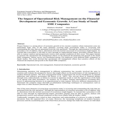 11.the impact of operational risk management on the financial ...