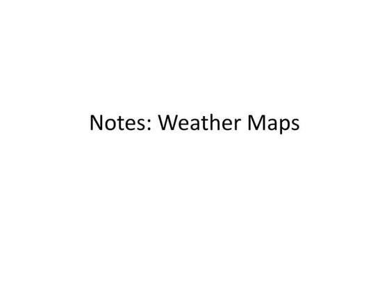 Synoptic Weather Chart Symbols & meaning.pptx