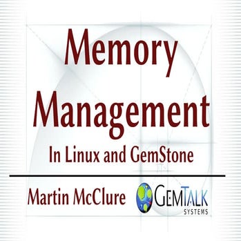 Memory Management In Linux and GemStone (ESUG 2025) | PDF