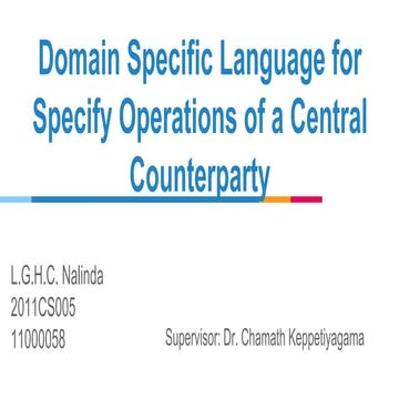 Domain Specific Language for Specify Operations of a Central ...