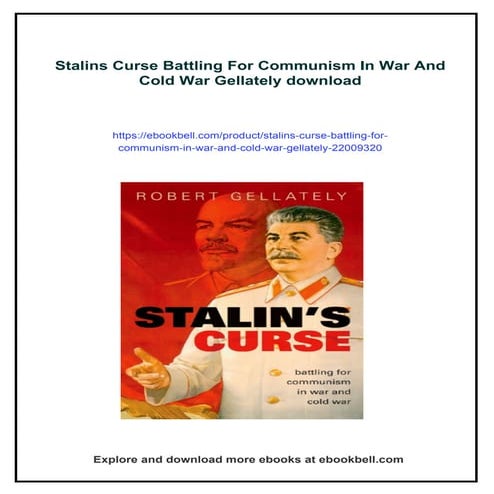 Stalins Curse Battling For Communism In War And Cold War Gellately | PDF