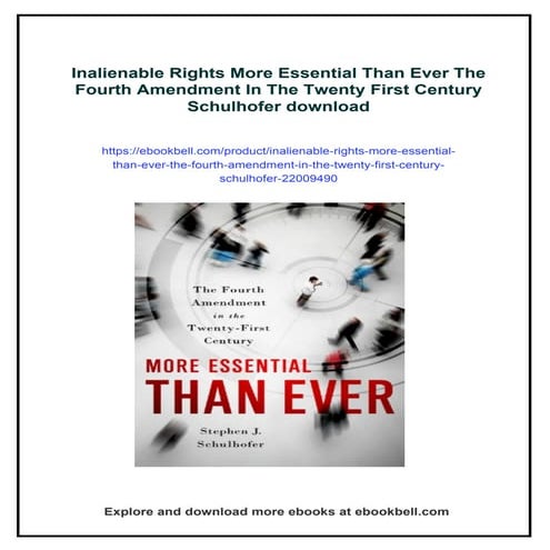 Inalienable Rights More Essential Than Ever The Fourth Amendment In The ...