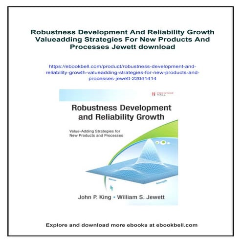 Robustness Development And Reliability Growth Valueadding Strategies ...