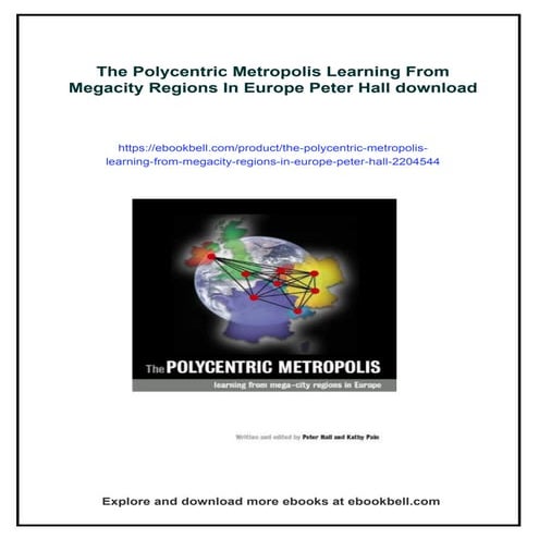 The Polycentric Metropolis Learning From Megacity Regions In Europe ...
