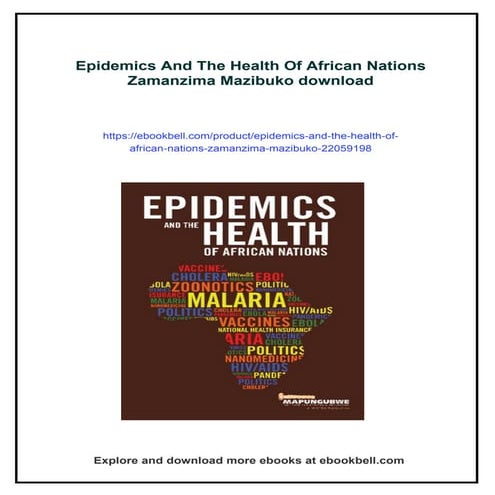 Epidemics And The Health Of African Nations Zamanzima Mazibuko | PDF