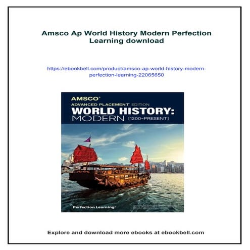 Amsco Ap World History Modern Perfection Learning | PDF