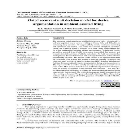Gated recurrent unit decision model for device argumentation in ambient ...