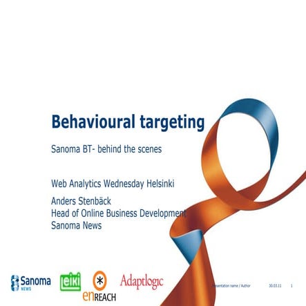 Behavioural targeting | PPT