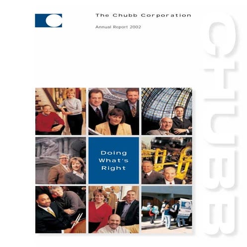 chubb Annual Report 2002 | PDF