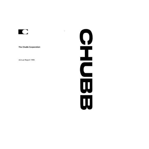 chubb Annual Report 1995 | PDF