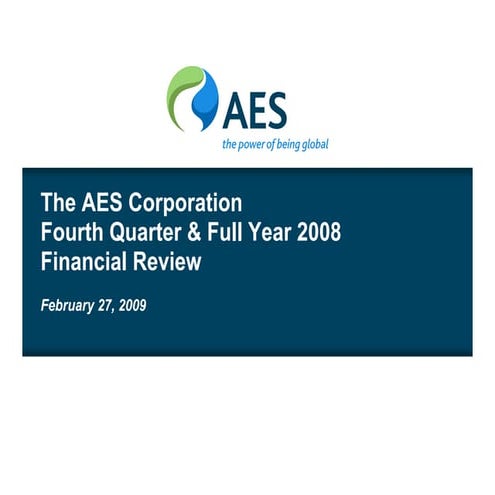 AES 4Q 08 Review | PDF
