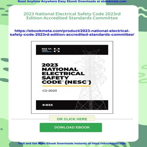 2023 National Electrical Safety Code 2023rd Edition Accredited ...