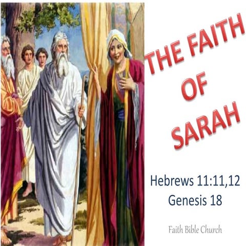 The Faith of Sarah | PPTX