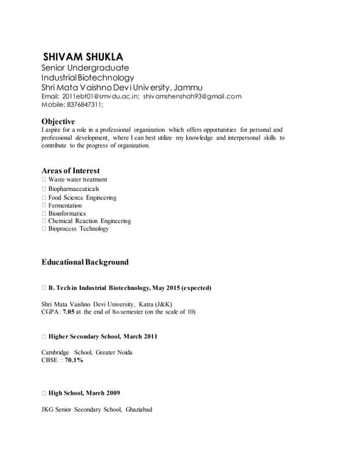 vaishali resume | DOCX