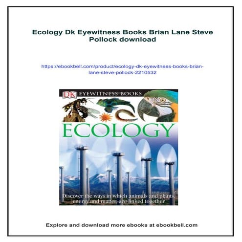 Applications of ecology | PPTX