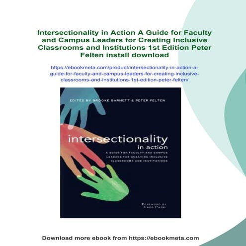 Intersectionality in Action A Guide for Faculty and Campus Leaders for Creating Inclusive ...