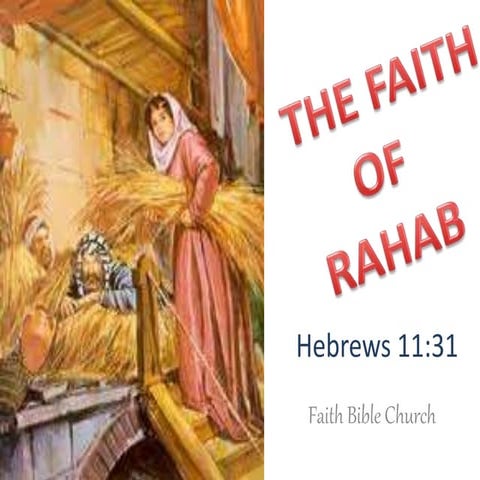 The Faith of Rahab | PPTX