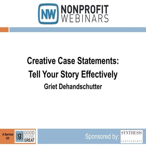 Creative Case Statements | PPT