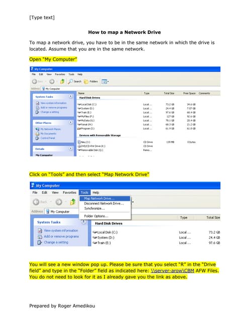 Map Of My Network | PPT