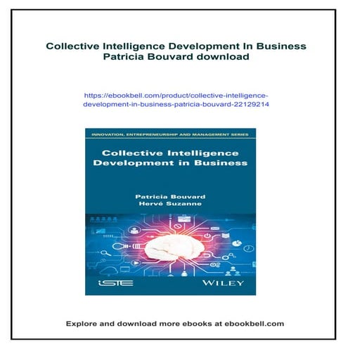 Collective Intelligence Development In Business Patricia Bouvard | PDF