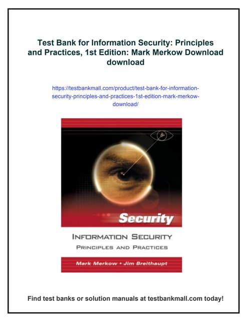 Principles of computer security comptia security | PDF | Technology & Computing