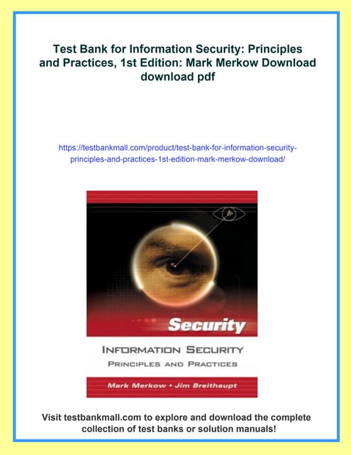Principles of computer security comptia security | PDF | Technology ...