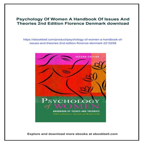 Psychology of the women of the world in psychology | PPTX