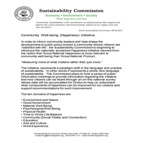 Well being initiative | DOCX