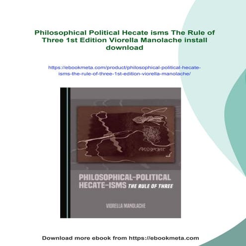 Philosophical Political Hecate isms The Rule of Three 1st Edition ...